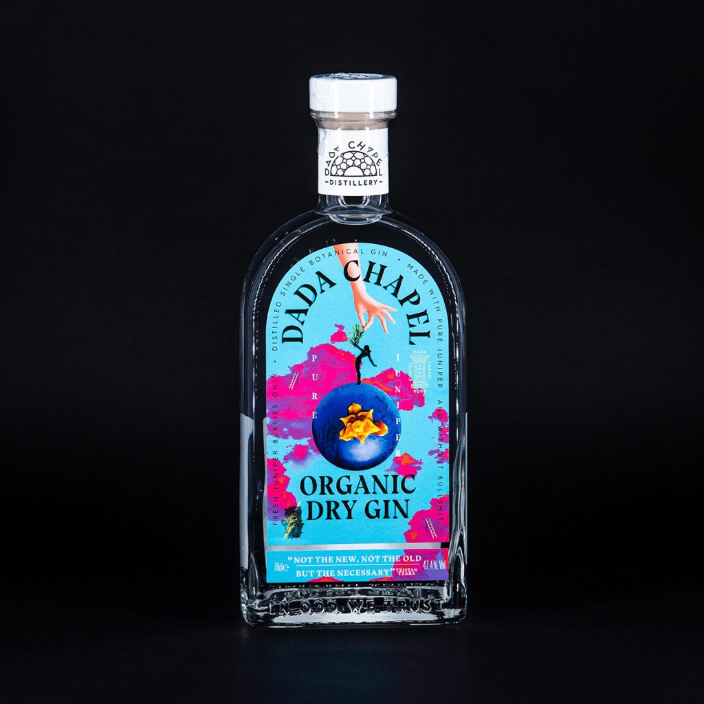 Dada Chapel - Organic Dry Gin - Made with pure juniper - De Kelle Cigars