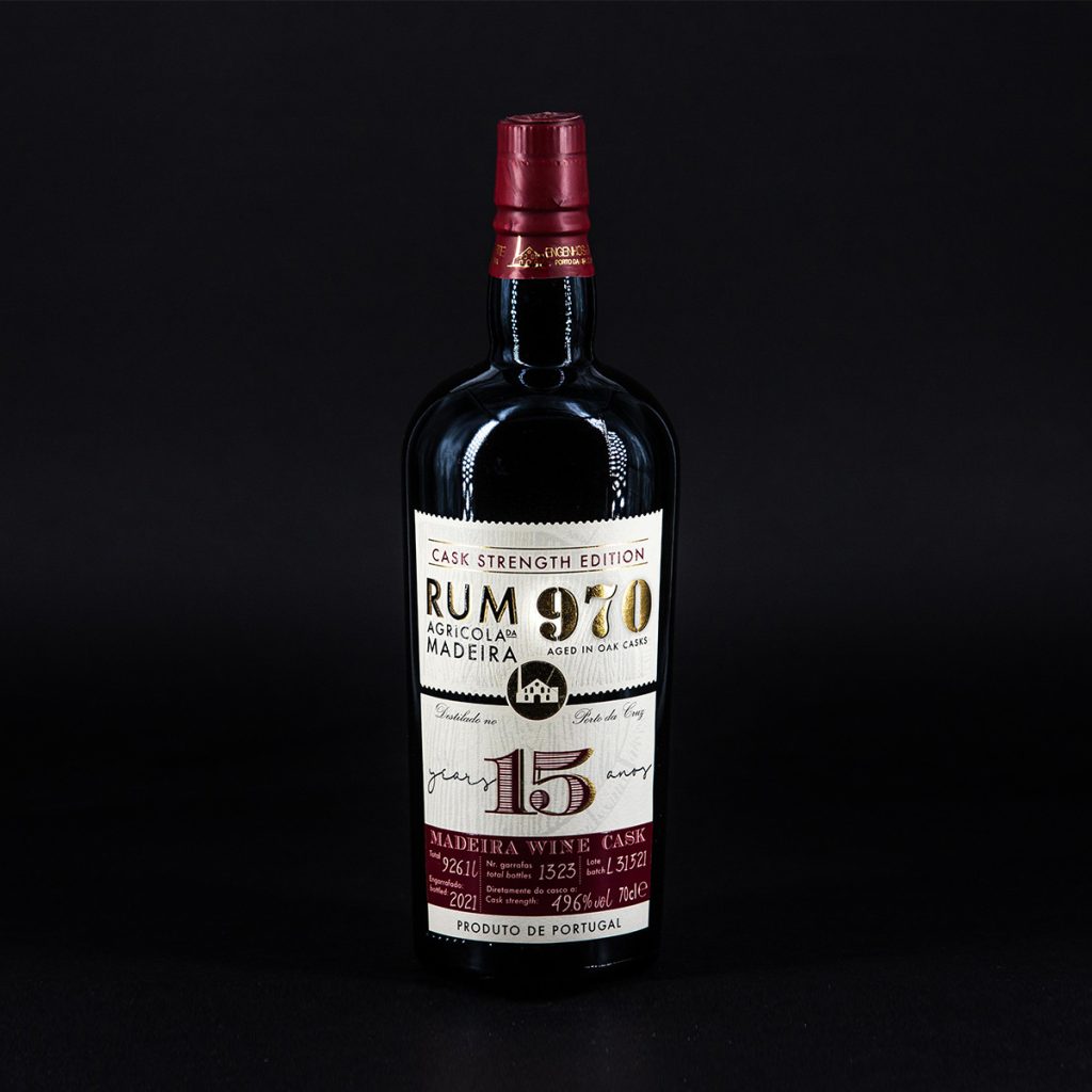 Rum 970 - Rum Agricola Da Madeira - 15 years - Cask Strength Edition ...